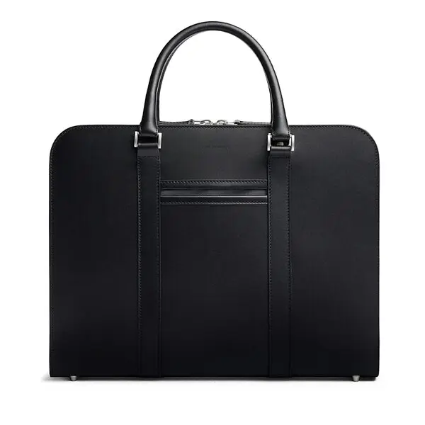 CARL FRIEDRIK Palissy Leather Briefcase - Black