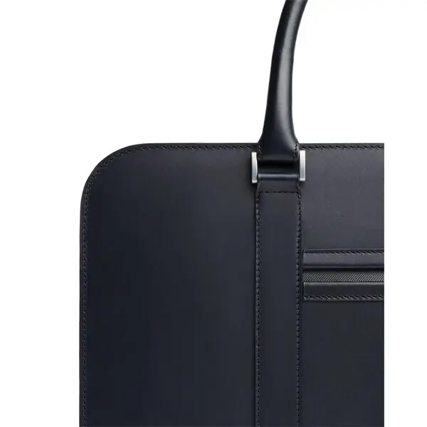 CARL FRIEDRIK Palissy Leather Briefcase - Navy