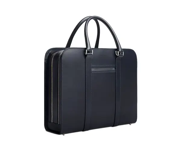 CARL FRIEDRIK Palissy Double Briefcase - Navy