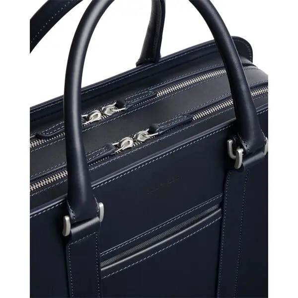 CARL FRIEDRIK Palissy Double Briefcase - Navy