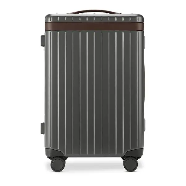 CARL FRIEDRIK The Carry-on Spinner Suitcase - Grey/chocolate