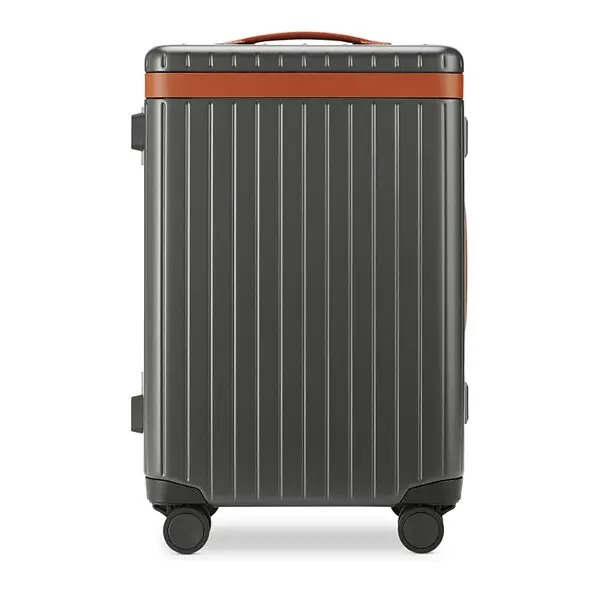 CARL FRIEDRIK The Carry-on Spinner Suitcase - Grey/cognac
