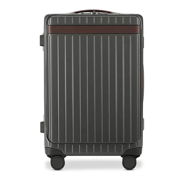 CARL FRIEDRIK The Carry On X Spinner Suitcase - Grey/chocolate