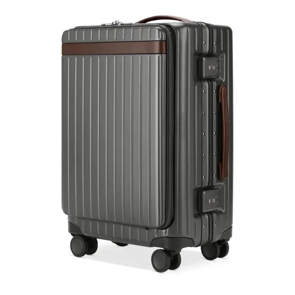 CARL FRIEDRIK The Carry On X Spinner Suitcase - Grey/chocolate