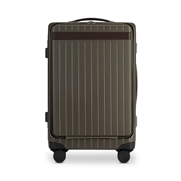 CARL FRIEDRIK The Carry On X Spinner Suitcase - Olive/chocolate