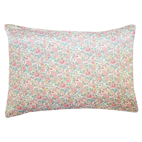 COCO & WOLF Liberty Fabric Print Silk Pillowcase - Betsy Candy Floss