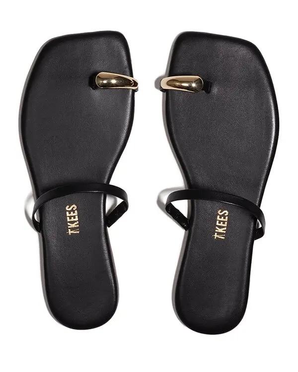 Tkees Colette Leather Sandals - Sable