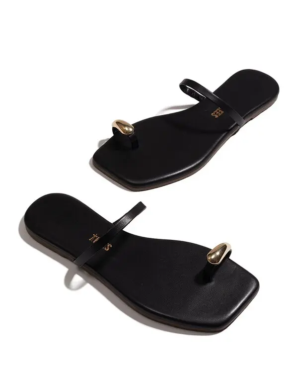 Tkees Colette Leather Sandals - Sable