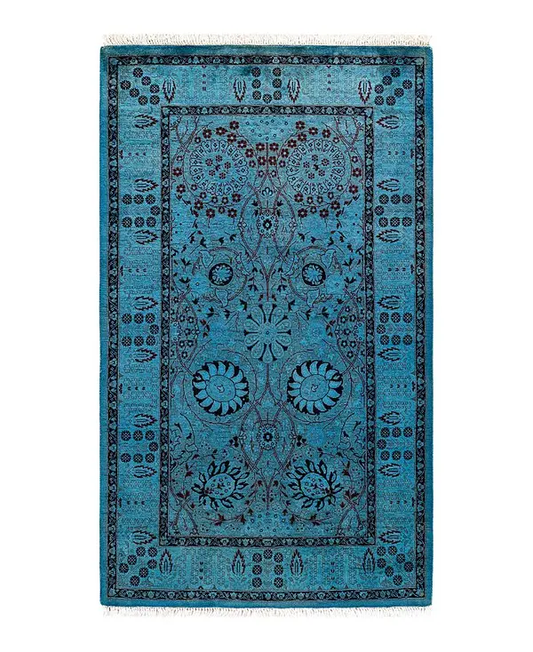 Bloomingdale'S Fine Vibrance M1010 Area Rug, 3'1 X 5'3 - Blue