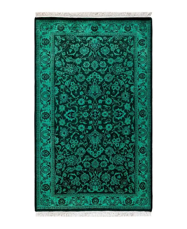 Bloomingdale'S Fine Vibrance M1020 Area Rug, 3'2 X 5'2 - Green