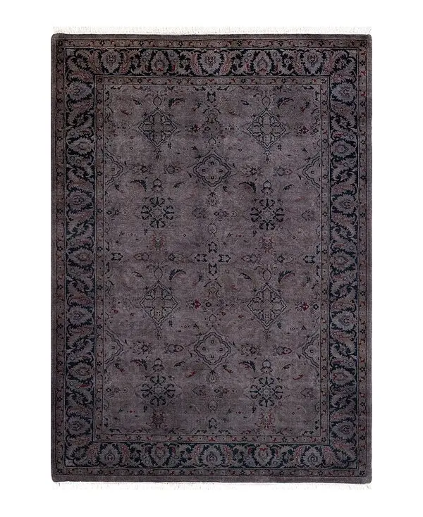 Bloomingdale'S Fine Vibrance M1421 Area Rug, 4'4 X 6'1 - Gray