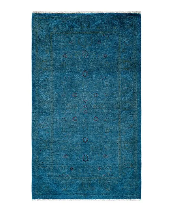 Bloomingdale'S Fine Vibrance M980 Area Rug, 3'2 X 5'3 - Blue