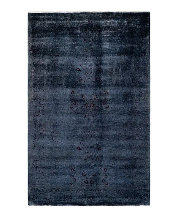 Bloomingdale'S Fine Vibrance M1231 Area Rug, 4'9 X 7'7 - Blue