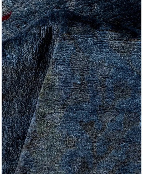 Bloomingdale'S Fine Vibrance M1231 Area Rug, 4'9 X 7'7 - Blue