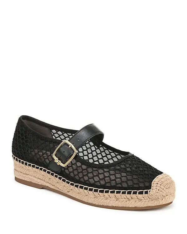 Sam Edelman Mackie Mesh Espadrille Flats - Black