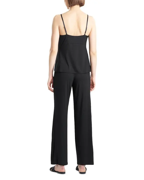 Natori Feathers Essentials Pajama Cami Set - Black