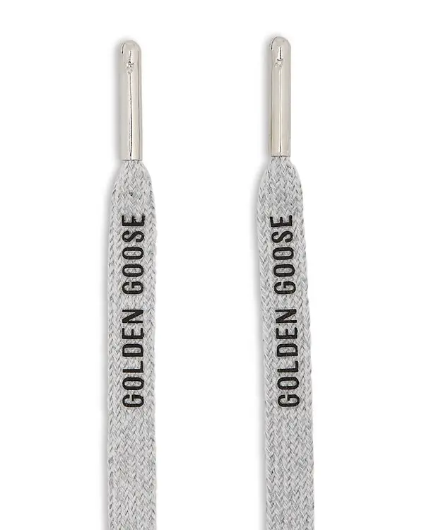 GOLDEN GOOSE Shoe Laces Kit - Ice/black/