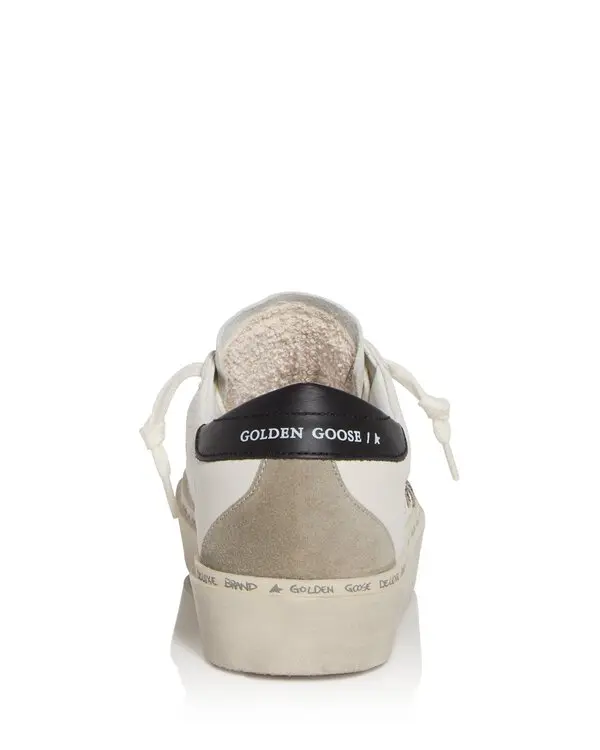 GOLDEN GOOSE Hi Star Low Top Sneakers - White/biege
