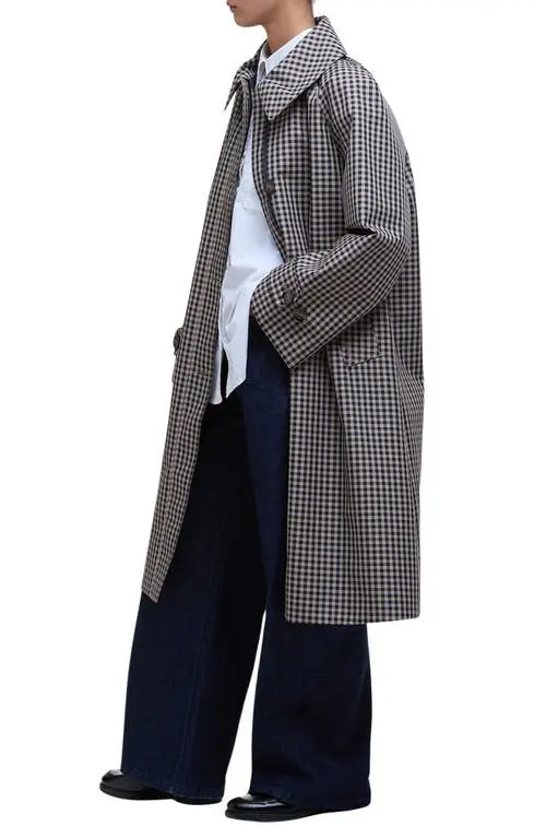 Barbour Nadine Checked Waterproof Car Coat