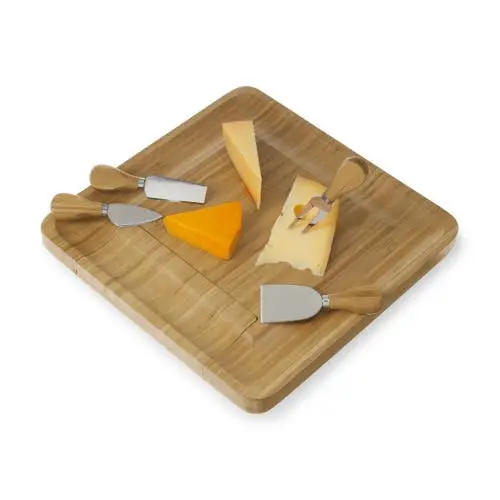 TWINE Cheese Board And Knife Set - Natural
