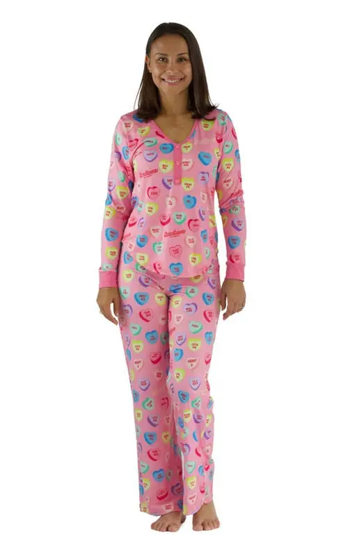 MIA BELLE GIRLS Sweethearts X Mia Belle Ur Sweet Pajama - Pink