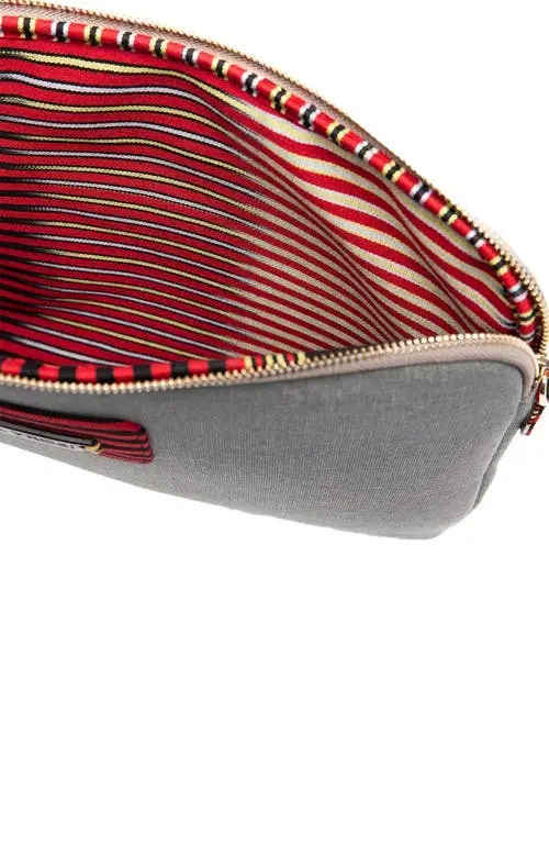 K'AI & VROSI Zipped Canvas Laptop Casefor 13 - Gray