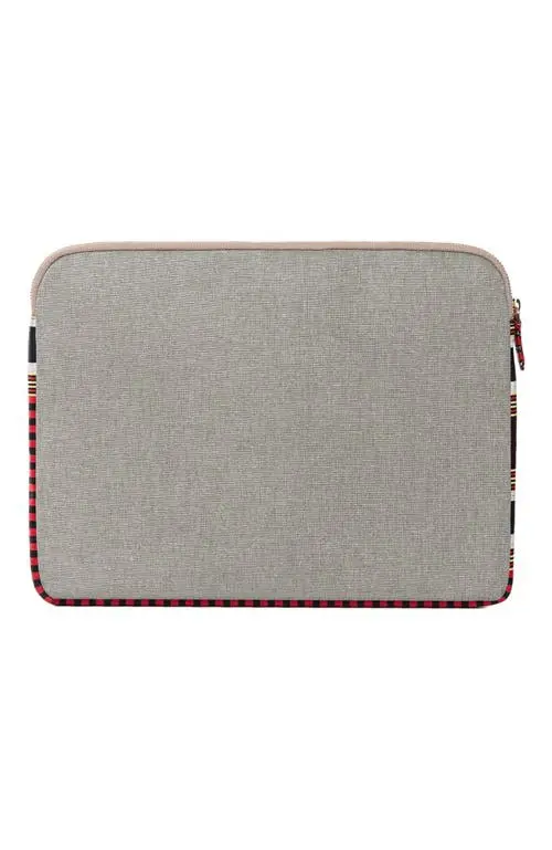 K'AI & VROSI Zipped Canvas Laptop Casefor 13 - Gray