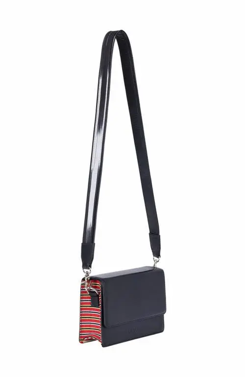 K'AI & VROSI Leather Structured Crossbody Bag
