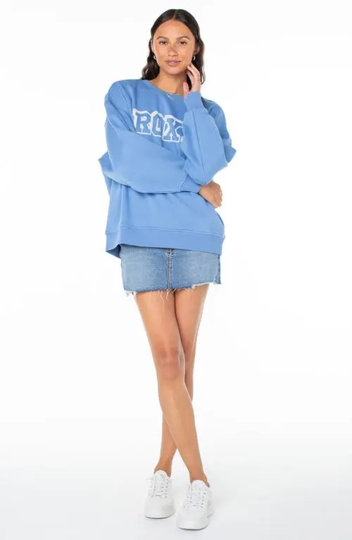 Roxy Morning Hike Oversized Graphic Sweatshirt
