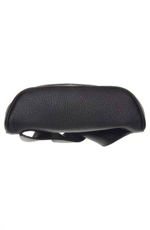 Dolce & Gabbana Deerskin Leather Belt Bag With Logo - Nero