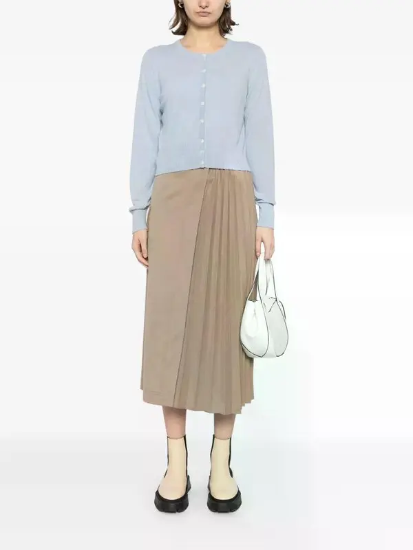 N.peal Ivy Cropped Cardigan - Blue