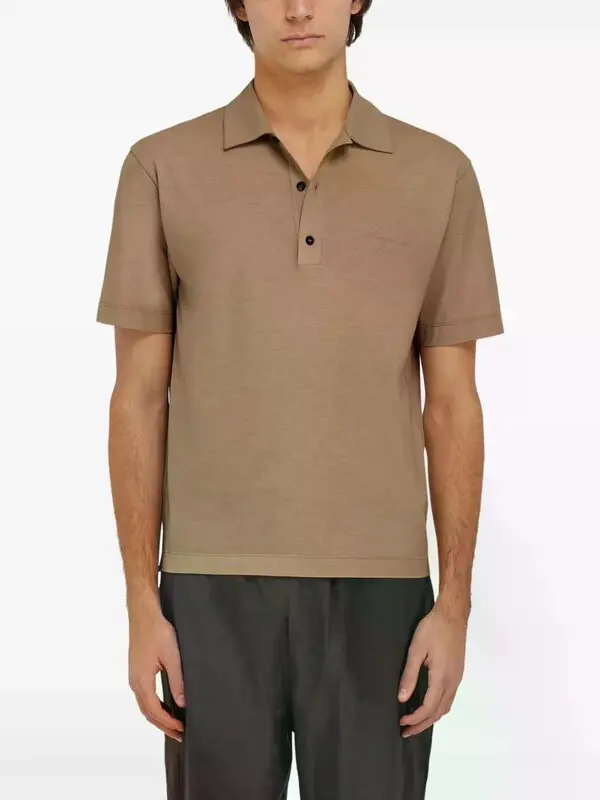 FERRAGAMO Signature Cotton Polo Shirt