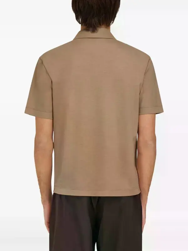 FERRAGAMO Signature Cotton Polo Shirt
