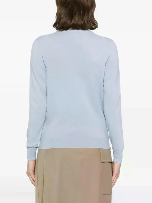 N.peal Phoebe V-neck Jumper - Blue