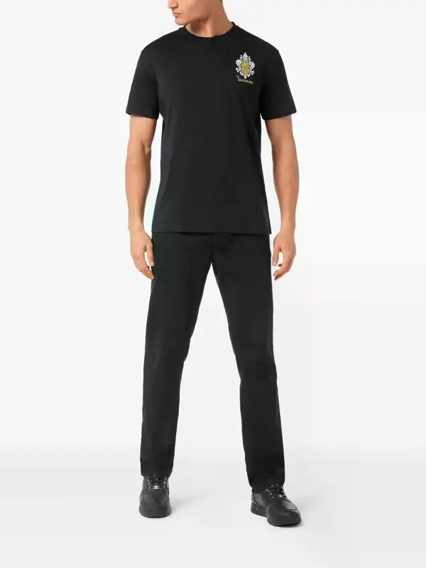 BILLIONAIRE Fleur-de-lis T-shirt - Black