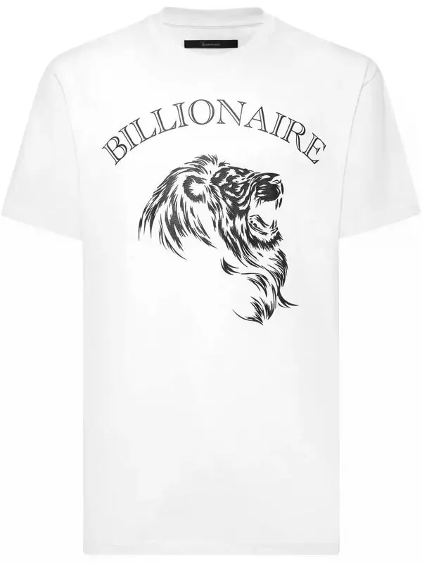 BILLIONAIRE Logo-print T-shirt - White