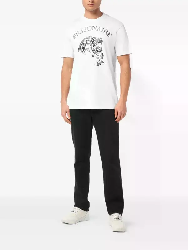 BILLIONAIRE Logo-print T-shirt - White