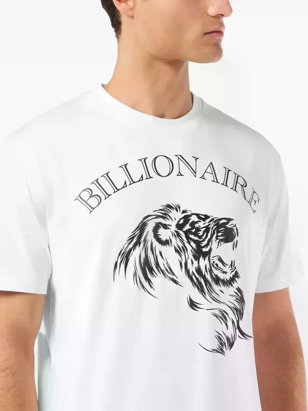 BILLIONAIRE Logo-print T-shirt - White