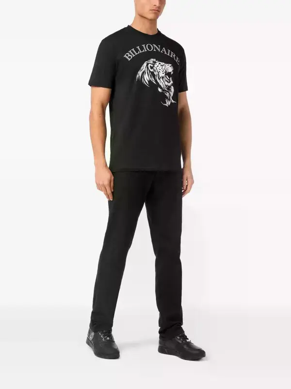 BILLIONAIRE Logo-print T-shirt - Black