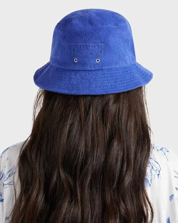 Vilebrequin Solid Terry Bucket Hat - Blue