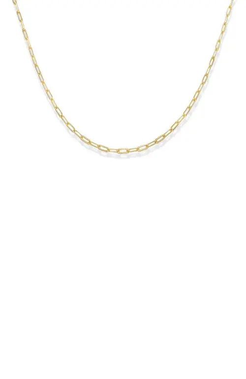 Ben Oni Vermeil Paper Clip Chain Necklace - Gold