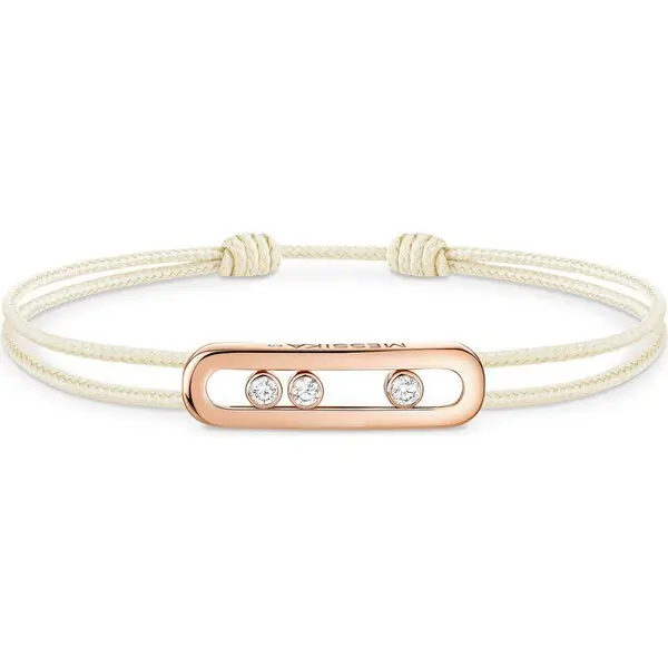 Messika Care Diamond Friendship Bracelet - Pink Gold
