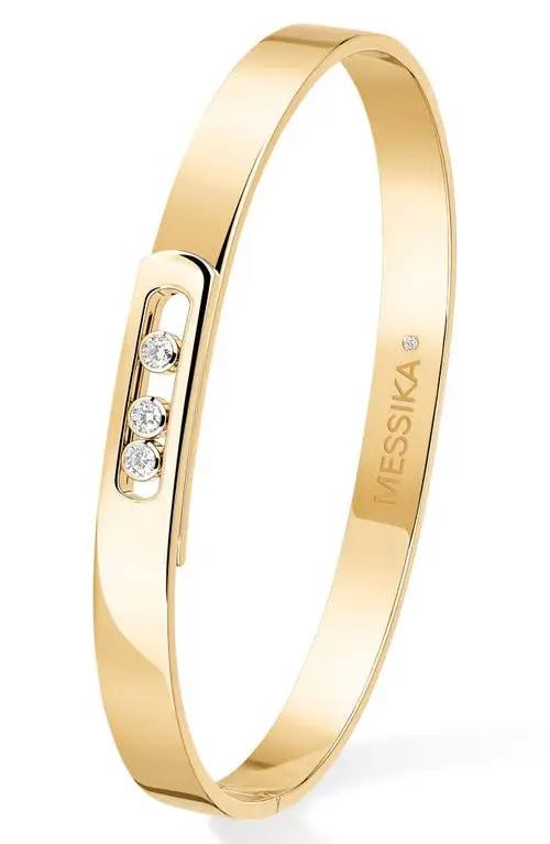 Messika Move Noa Diamond Bangle Bracelet - Yellow Gold