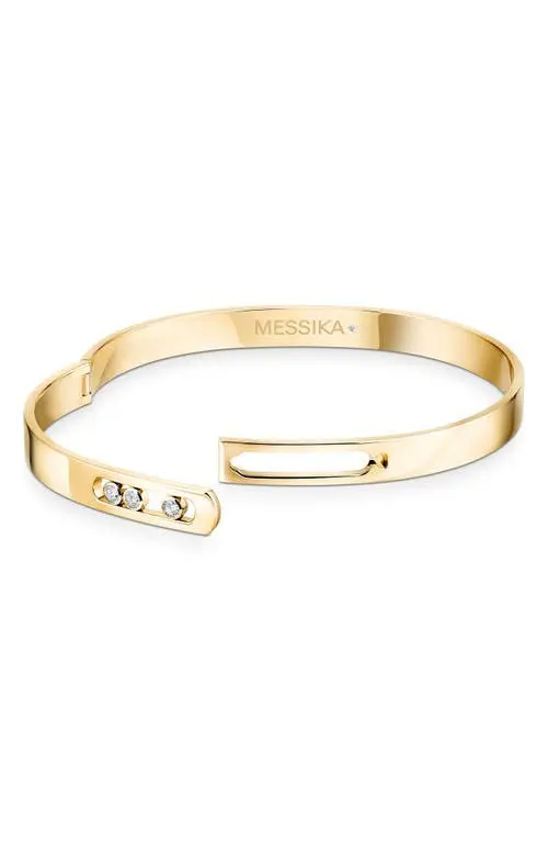 Messika Move Noa Diamond Bangle Bracelet - Yellow Gold