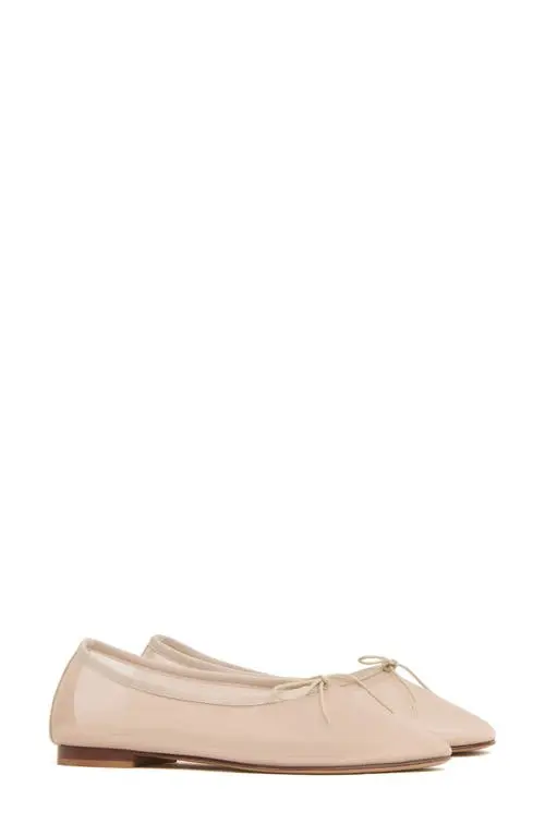 MANSUR GAVRIEL Dream Mesh Ballerina Flat - Beige