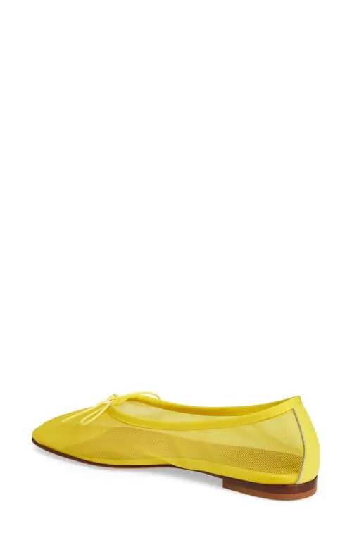 MANSUR GAVRIEL Dream Mesh Ballerina Flat - Bright Yellow