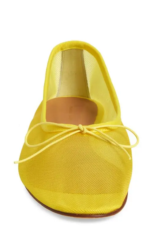 MANSUR GAVRIEL Dream Mesh Ballerina Flat - Bright Yellow