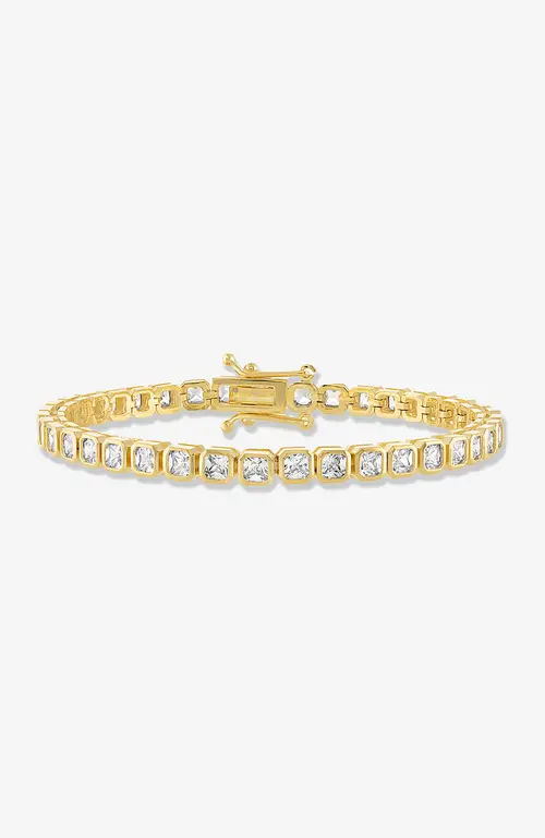 Ben Oni Square Bezel Tennis Bracelet - Gold