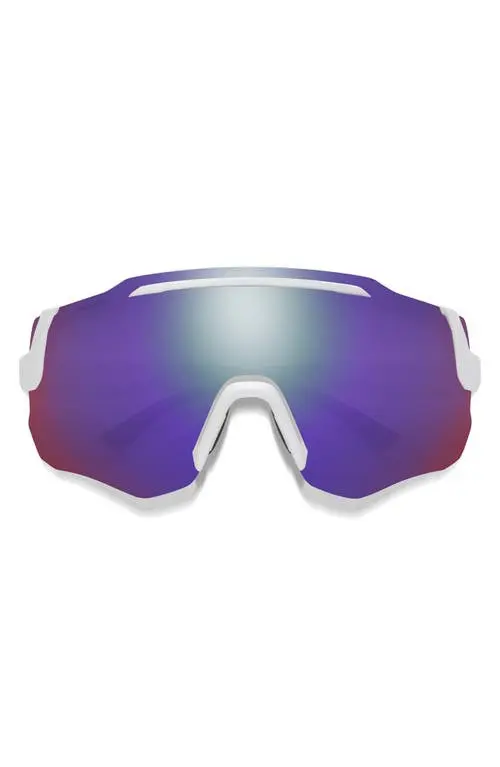 SMITH 135mm Chromapop™ Shield Sunglasses - White / Chromapop Violet