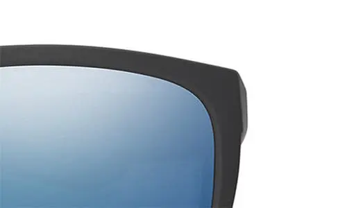 SMITH Longfin 57mm Chromapop™ Polarized Square Sunglasses - Black /chromapop Glass Blue